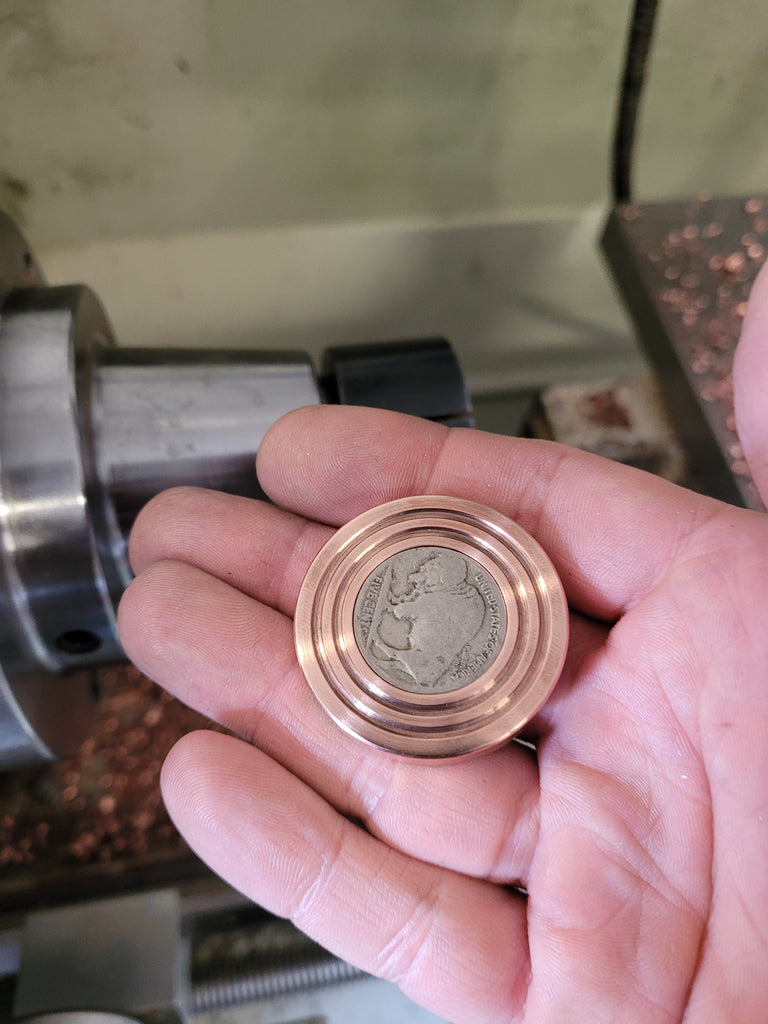 Copper Buffalo Worry Coin – Butterfield Machine